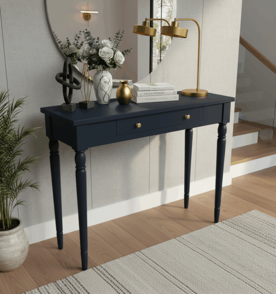 Wooding Mobilya 80 Cm Masif Tornalı Lacivert Dresuar – Wooding Mobilya